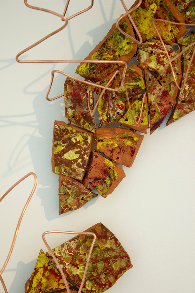 Virginia Mahoney - "Remix 8: Inside Out", abstract, mixed media ...