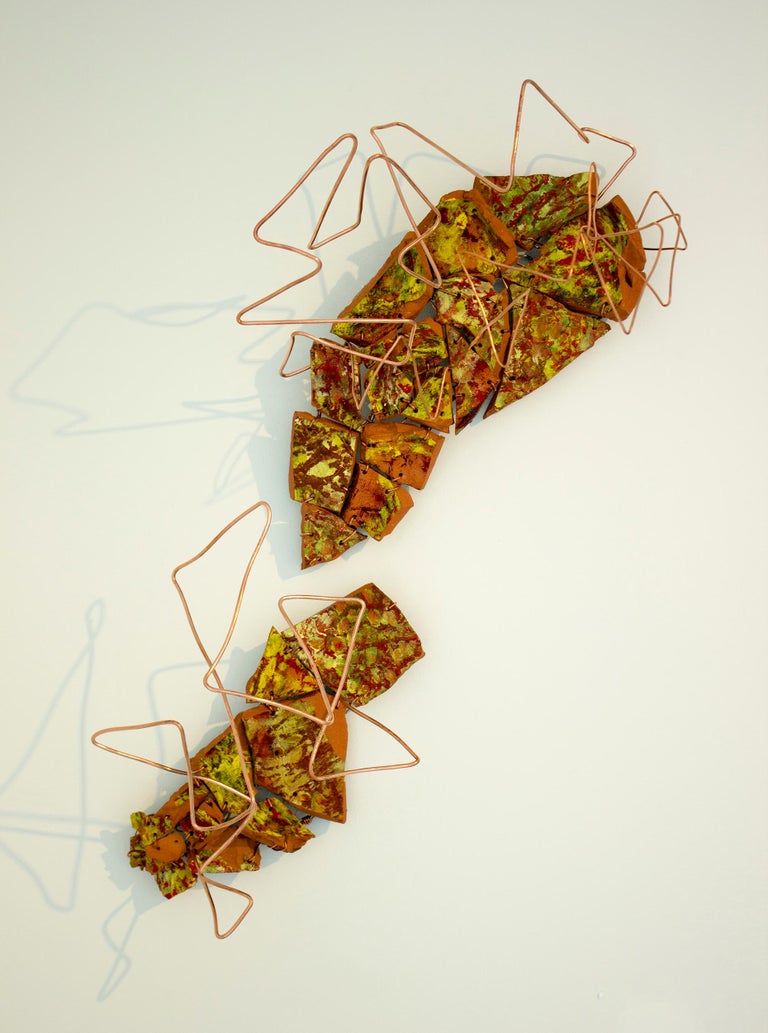 Virginia Mahoney - "Remix 8: Inside Out", abstract, mixed media ...