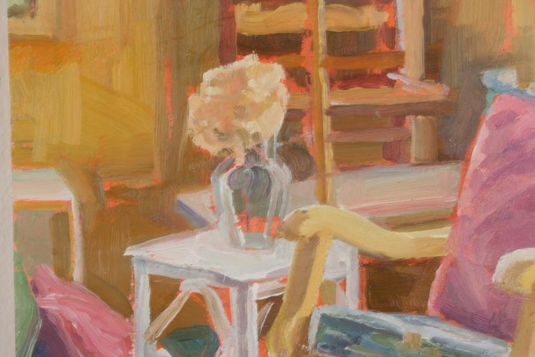 Jill Pottle - "Lanni's Rental", oil painting, interiors, high chroma ...