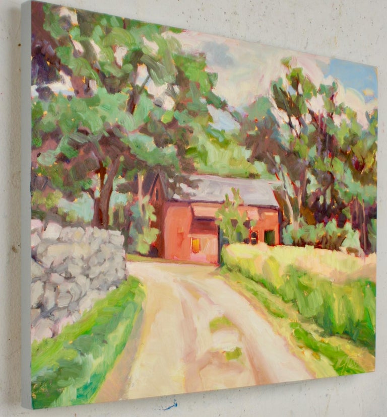 Jill Pottle - "Russell's Barn", oil painting, landscape, nature, high ...