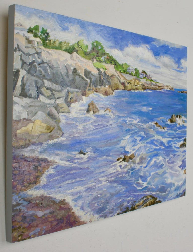Jill Pottle - "The Neck II, Marblehead", oil painting, seascape ...