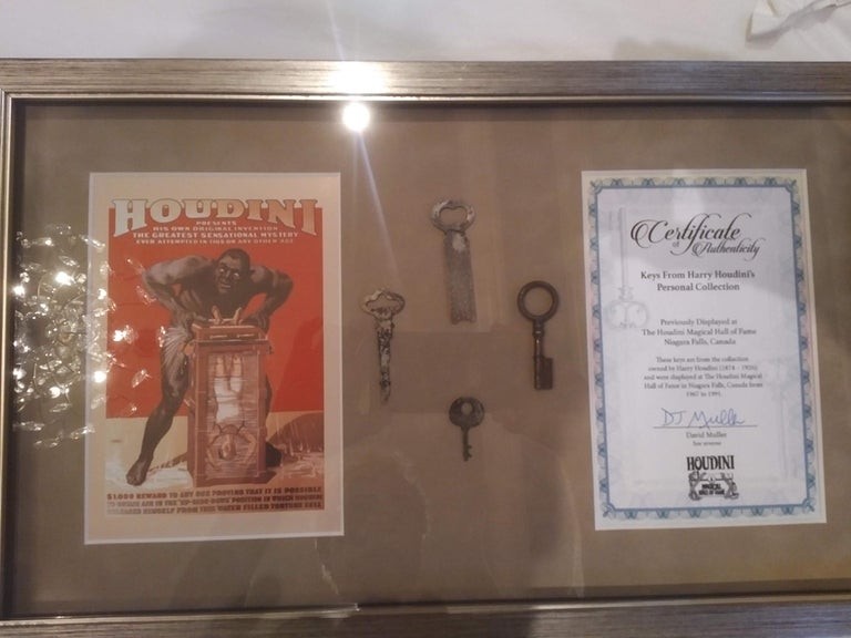 Harry Houdini - Original Houdini Keys from Houdini Museum with ...