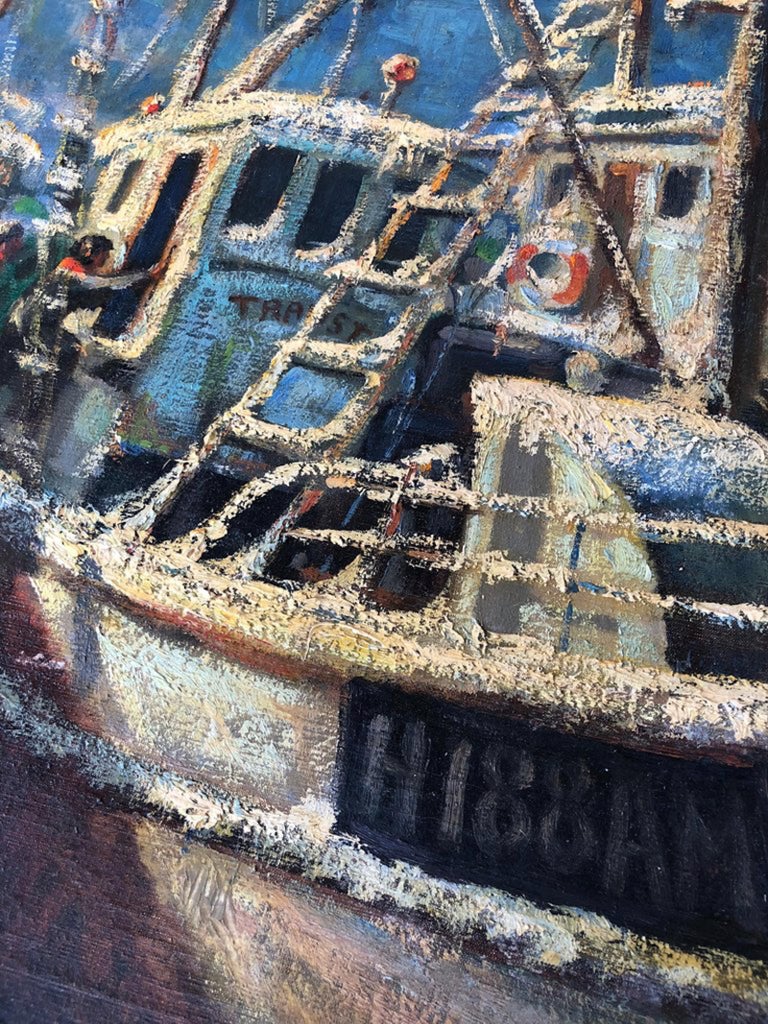 John Warton - Fishing Boats in Norway at 1stDibs