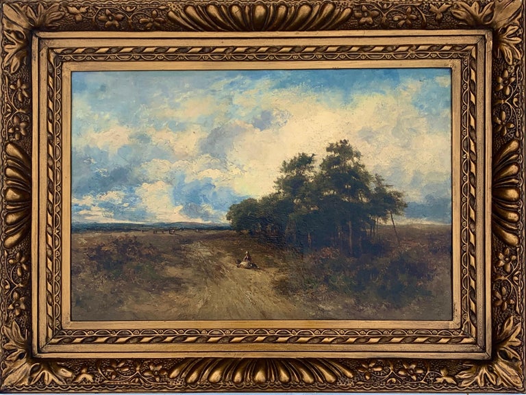 Carl Brennir - Paysage victorien anglais du 19e siècle avec des ...