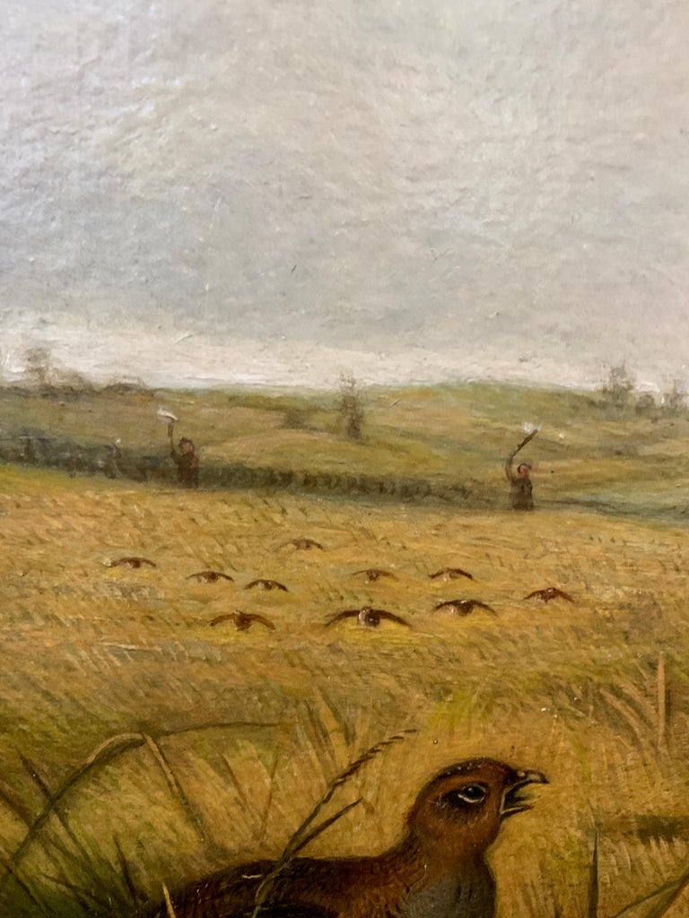 Follower of Stephen Elmer - English 19th century, Pheasants at flight ...