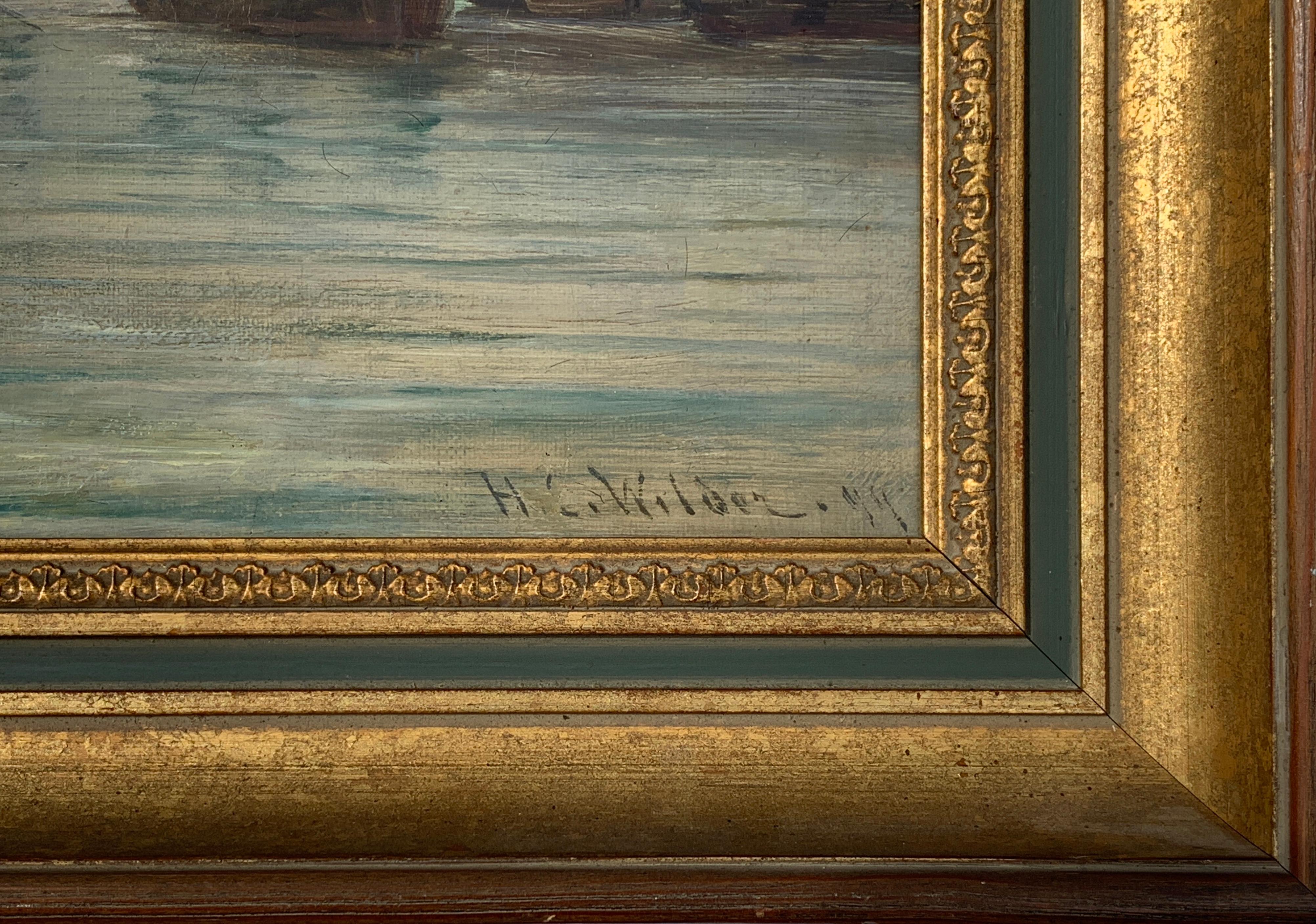 H.C. Wilder - Victorian English Steam and sail ships looking at St ...