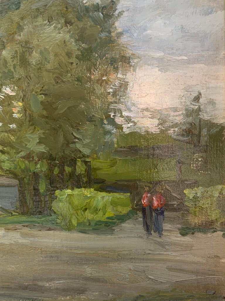 Henri Albert - French Impressionist landscape the South of France, with ...