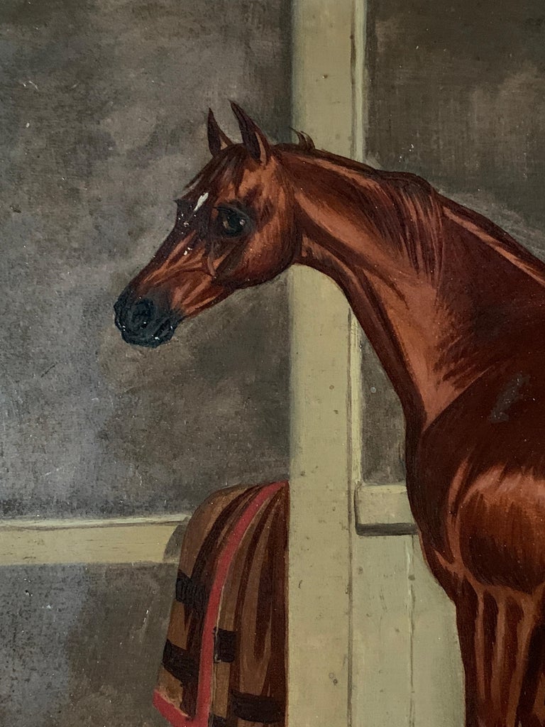 Edwin Loder - 19th century English Antique Portrait of an Chestnut ...