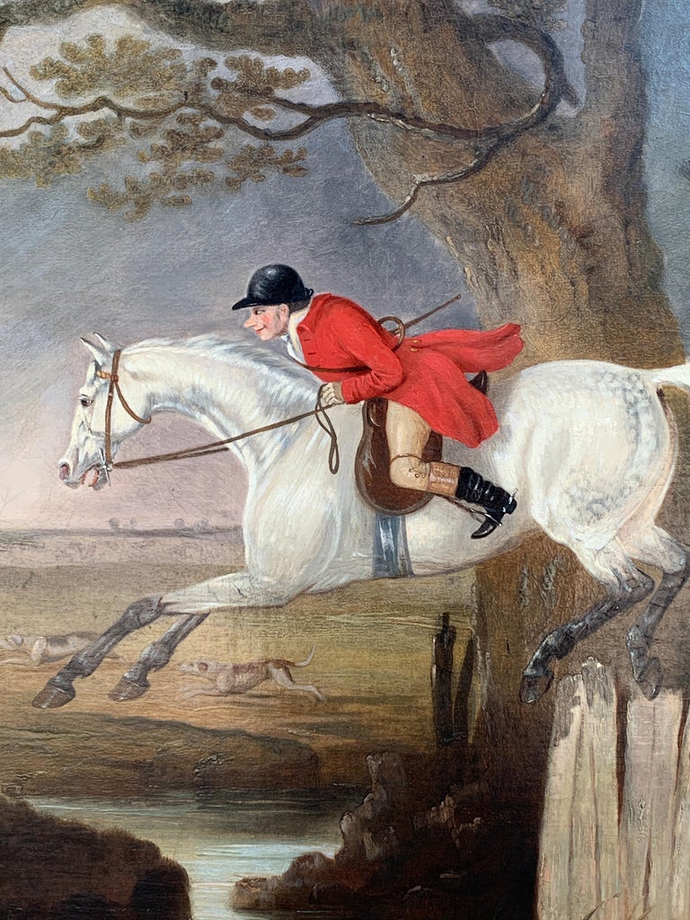 Charles Loraine Smith - English 18th century Fox hunting landscape ...