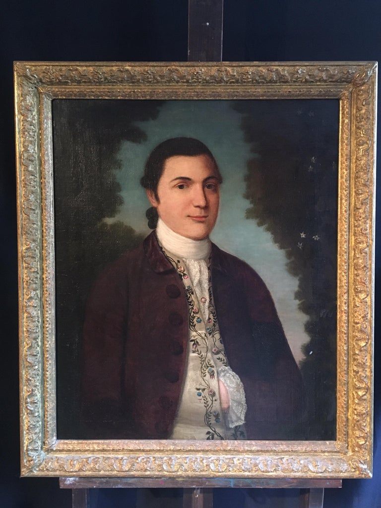 Unknown - The 18th Century European Aristocrat, Large Oil on Canvas ...