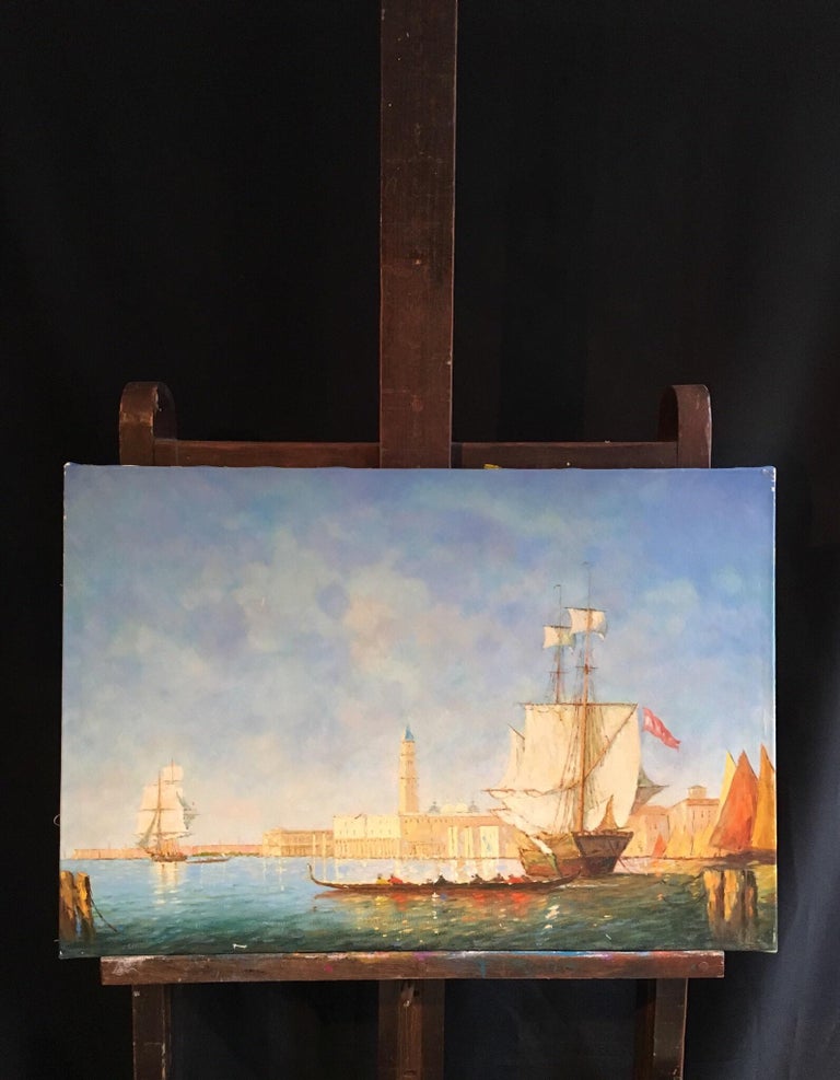 Smolin Alexey - Venice Impressionist Landscape, Nautical Theme ...