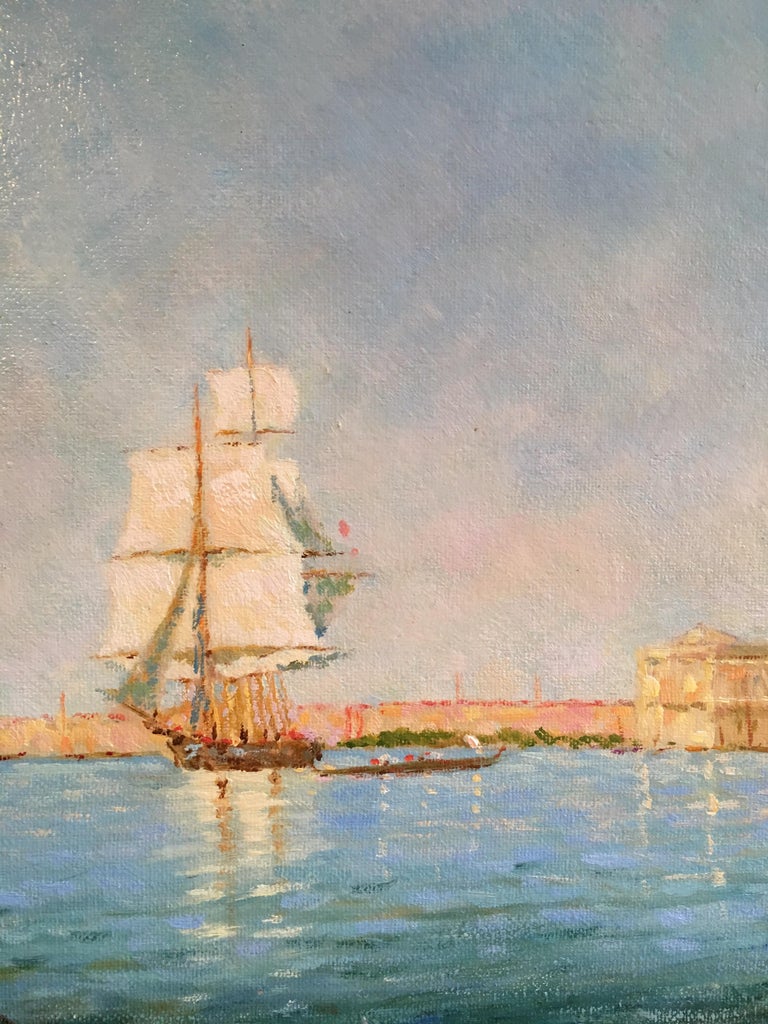 Smolin Alexey - Venice Impressionist Landscape, Nautical Theme ...