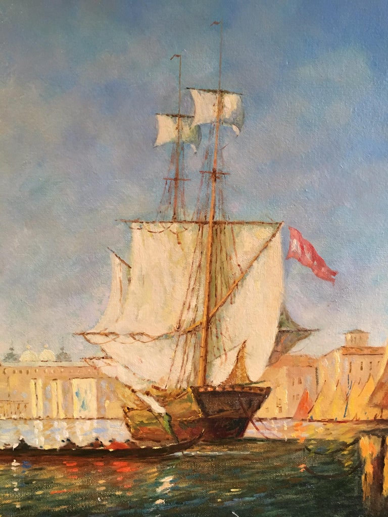 Smolin Alexey - Venice Impressionist Landscape, Nautical Theme ...