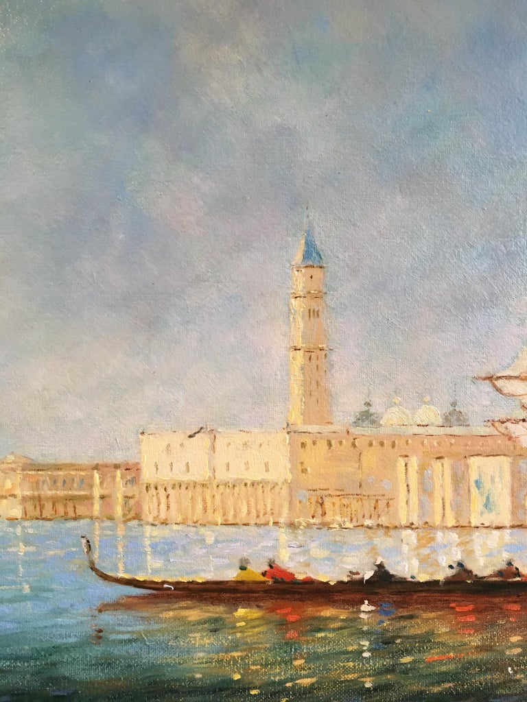 Smolin Alexey - Venice Impressionist Landscape, Nautical Theme ...
