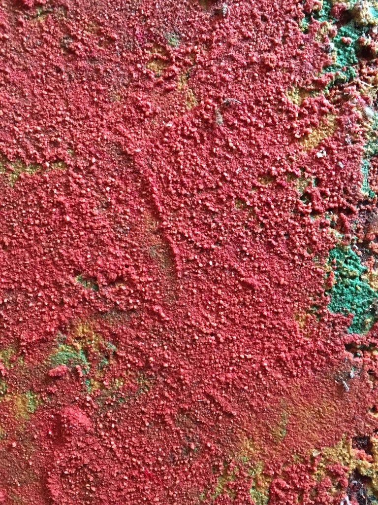 Unknown - Large Red Block Abstract, Mixed Medium, Original Painting For ...