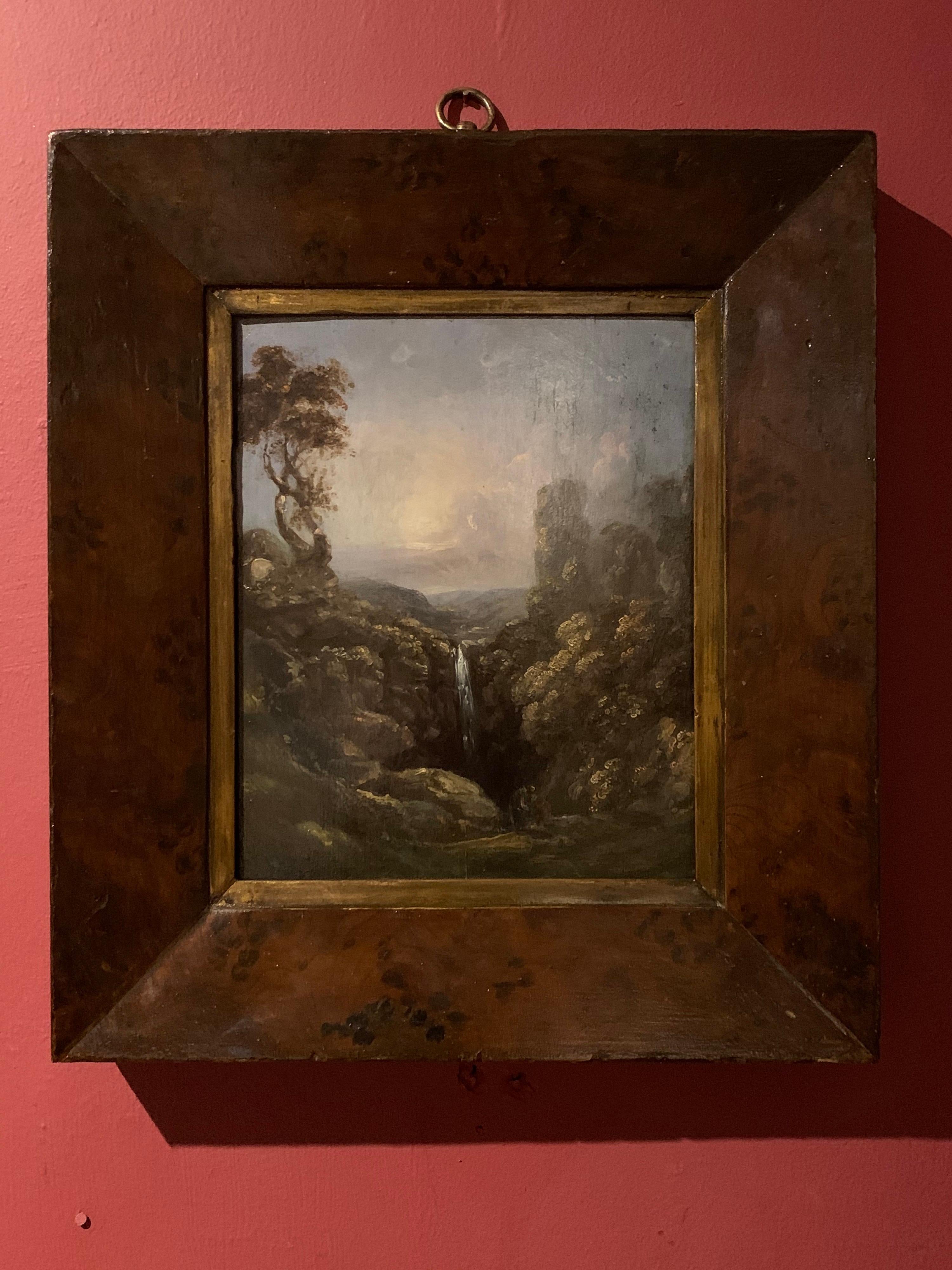 Horatio McCulloch (1805-1867) - The Highland Waterfall Victorian Oil ...