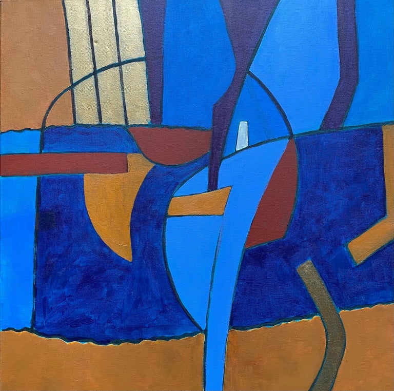 Michael Haswell - Abstract Painting by Listed British artist - Deep ...