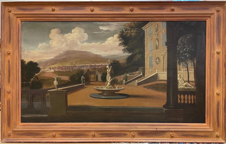 Italian Master - Huge Early 1700's Italian Old Master Oil Painting Neo ...