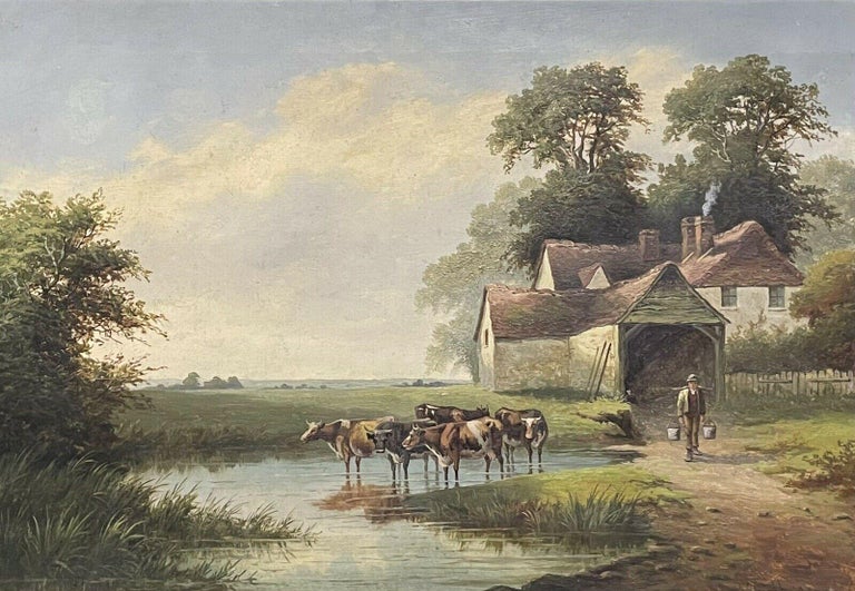 William P.Cartwright - WILLIAM P. CARTWRIGHT (1855-1915) SIGNED OIL ...