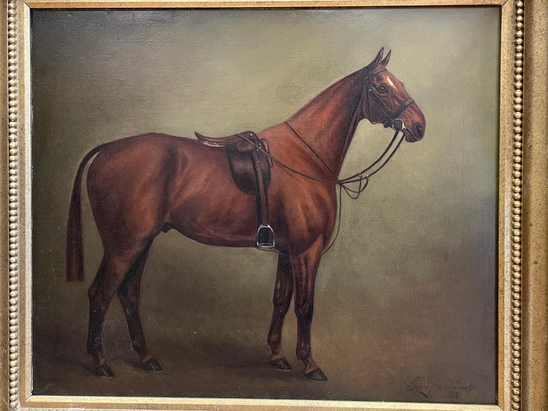 Herbert St. John Jones - 1920's Classic British Sporting Art Oil ...