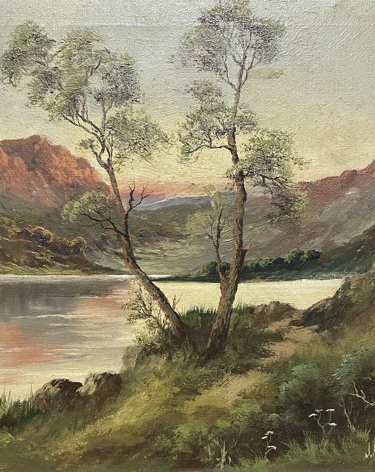 Jack M. Ducker - JACK M. DUCKER - SIGNED ANTIQUE OIL PAINTING SCOTTISH ...