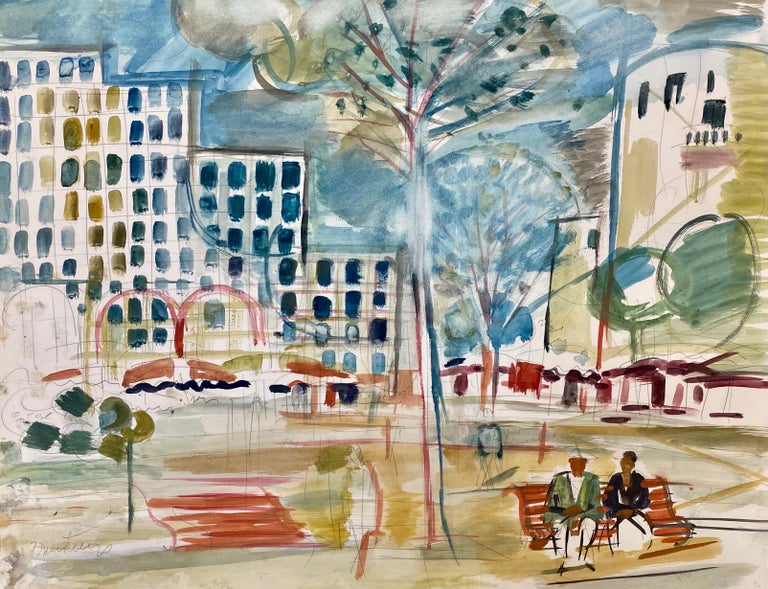 Édouard Righetti (1924-2001) - French Modernist Painting Figures on ...