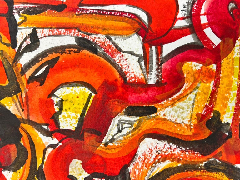 Jacques Coulais (1955-2011) - French Expressionist Abstract Original ...