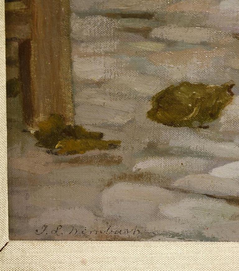John L. Wimbush - Turning Heads, Large Victorian Oil Painting on Canvas ...