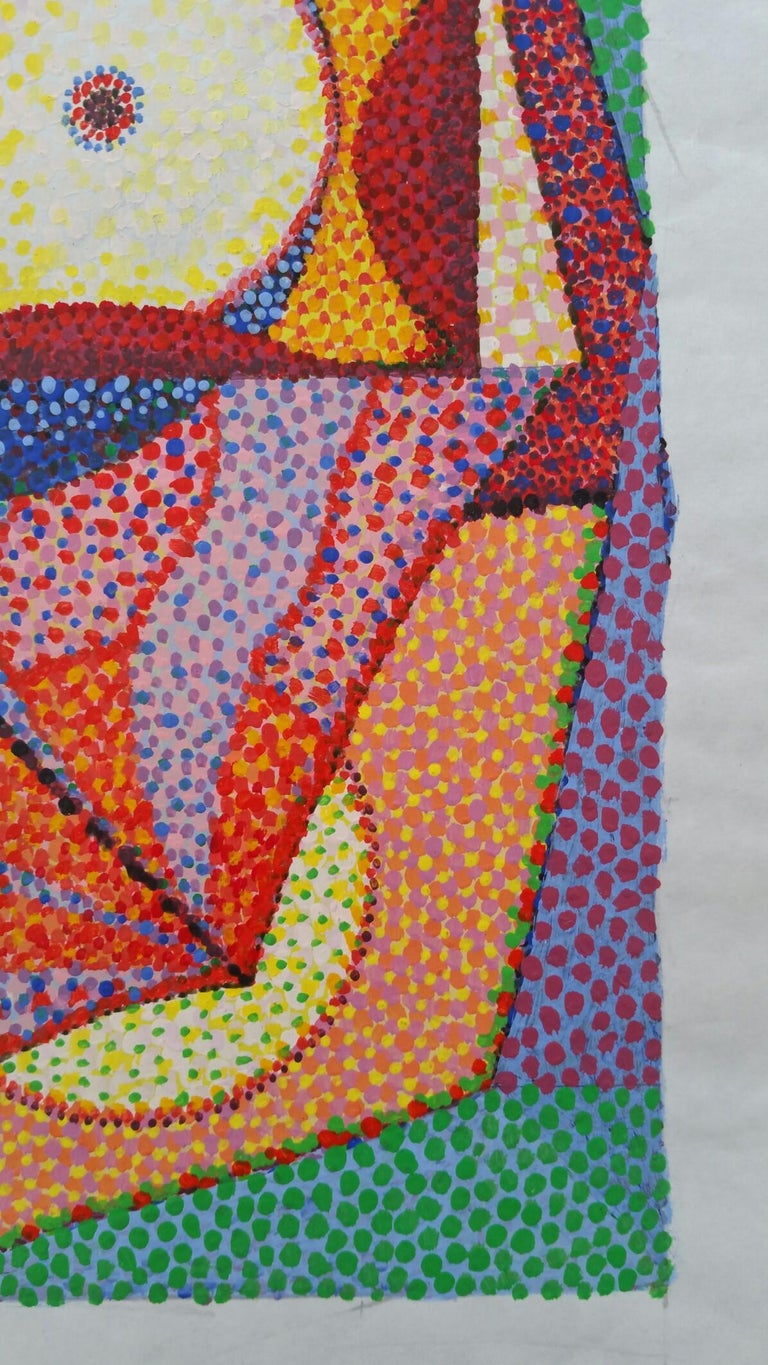 Louis Bellon - French Neo-Impressionist Pointillist Abstract Mid 20th ...