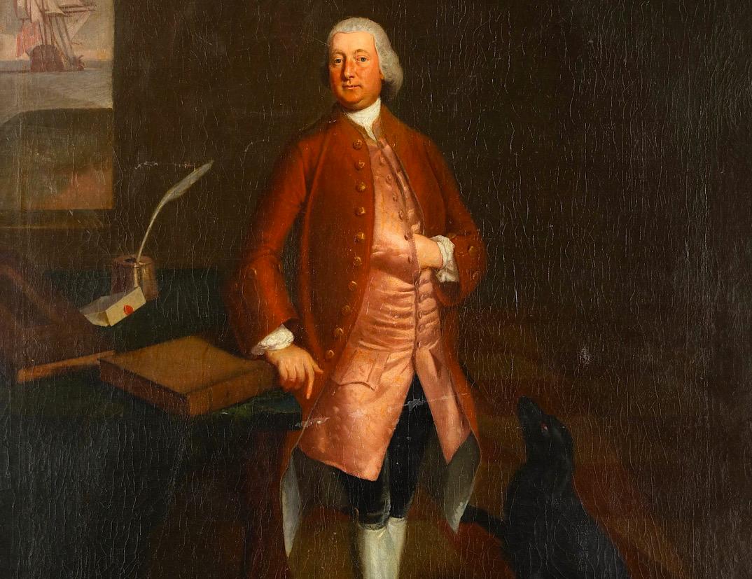 EDWARD ALCOCK (BRITISH 1745 - 1778) - 18th Century English Oil Painting ...