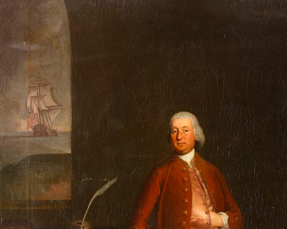 EDWARD ALCOCK (BRITISH 1745 - 1778) - 18th Century English Oil Painting ...