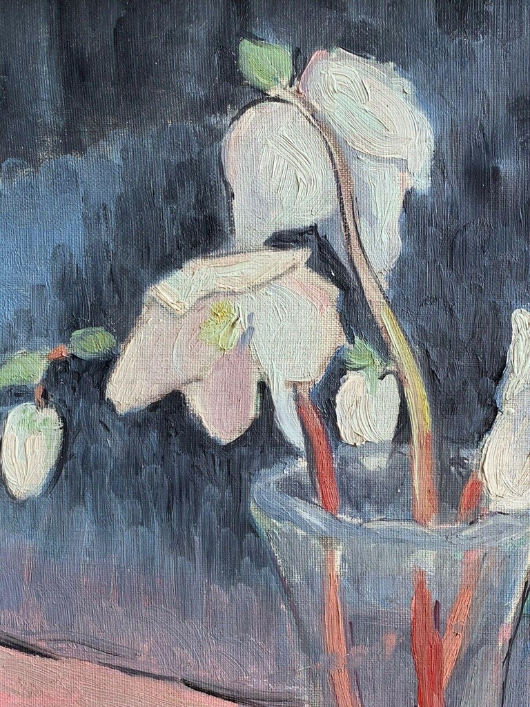 Simone Ramel - SIMONE RAMEL (FRENCH 1960'S) SIGNED OIL - FLOWERS IN ...