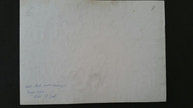 Leonard Machin Rowe - Mid 20th Century, Belgium, a Bruges Hotel For ...