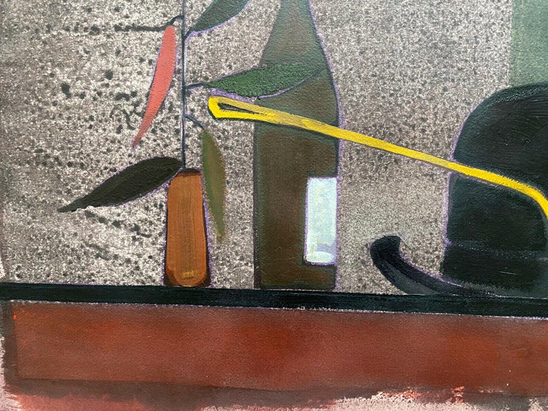 Roger Bonafe - ROGER BONAFE (B.1932) ORIGINAL PAINTING FRENCH MODERNIST ...