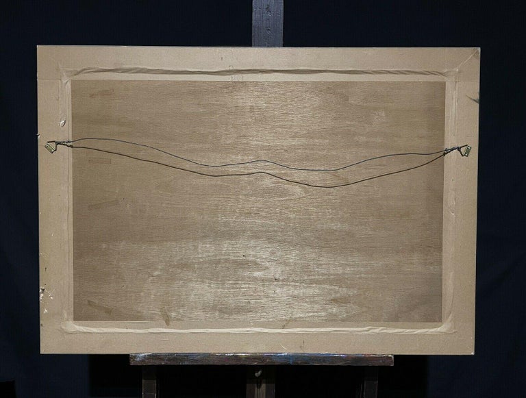 Edgar S. Nucum - HUGE NAVAL HISTORICAL BATTLE ENGAGEMENT SCENE - SIGNED ...