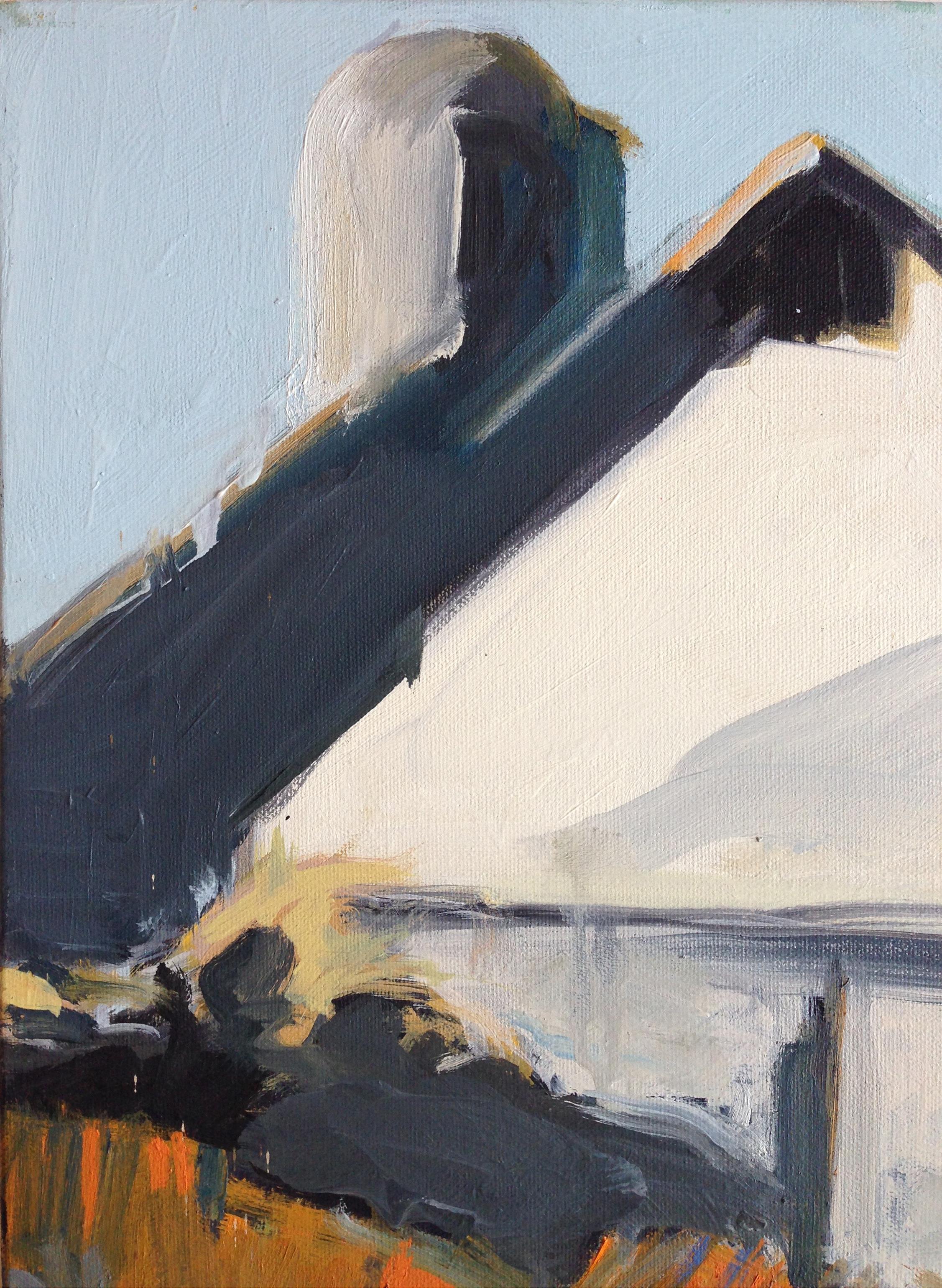 Geoffrey Moss - Snow Fenced For Sale at 1stDibs