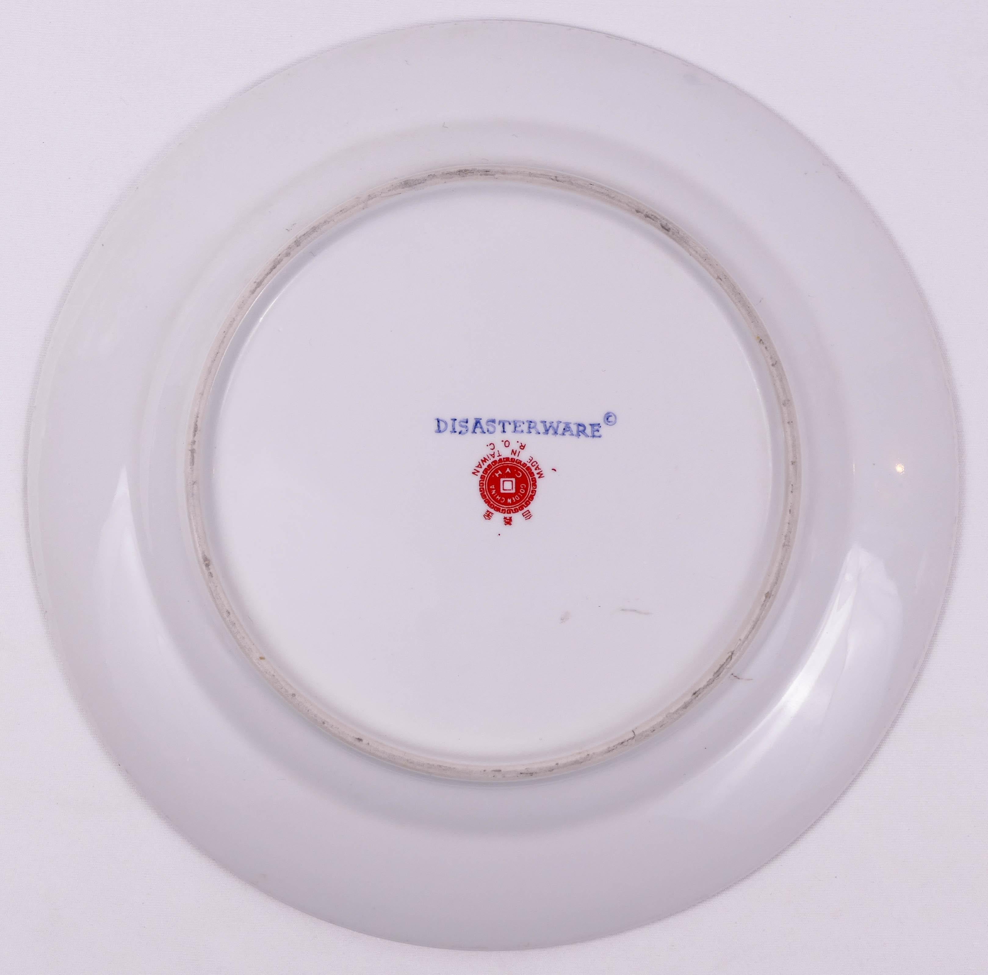 Charles Krafft - Disasterware Plate For Sale at 1stDibs | charles ...