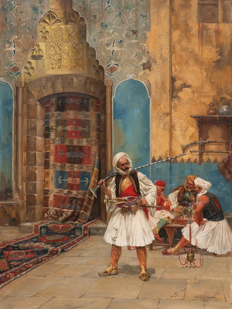 Albert Joseph Franke - The Guards For Sale at 1stDibs