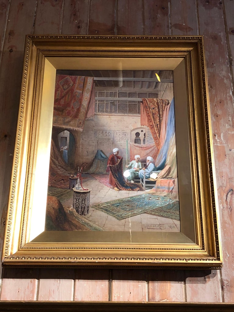 Robert George Talbot Kelly - The Carpet Bazaar, 19th Century ...