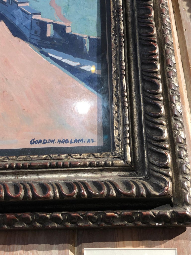 Gordon Haslam - The Moat at Scarborough Castle 20th Century British ...