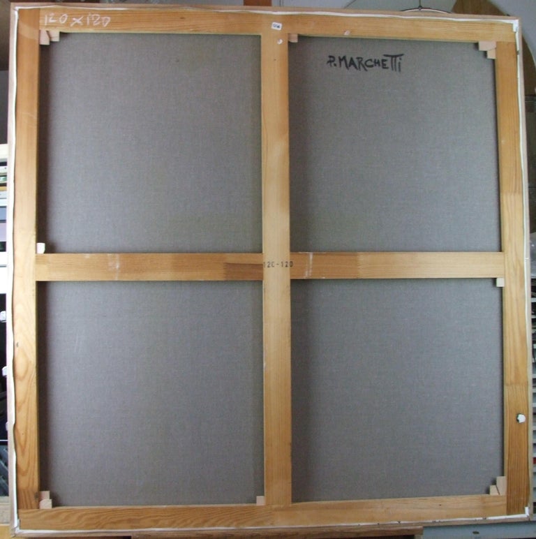 Pierre Marchetti - form n. 1 - Acrylic, 120x120 cm. For Sale at 1stDibs