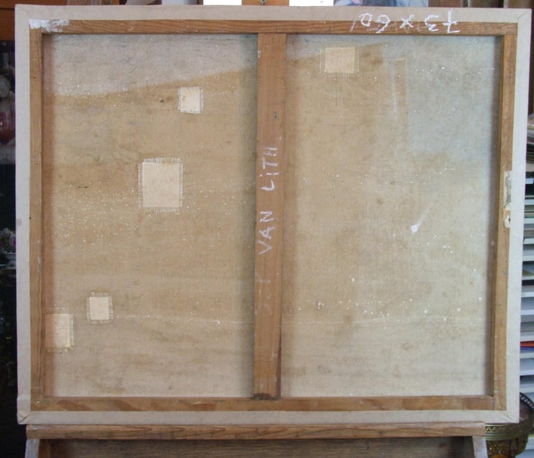 Jean Paul VAN LITH - abstraction '70s - oil paint, 60x73 cm. For Sale ...