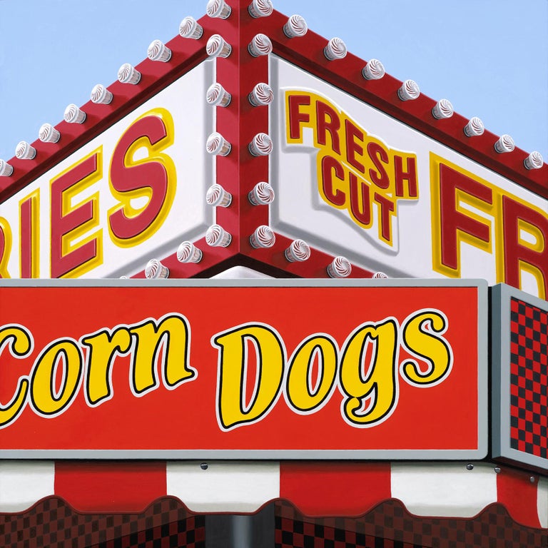 Stephanie Schechter - "Fresh Cut Fries" (Photorealism) For Sale at 1stDibs