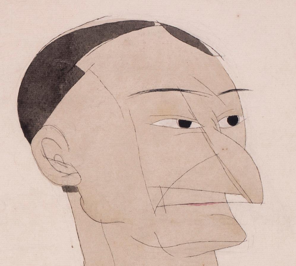 Charles Martin - French, art deco self portrait by illustrator Charles ...