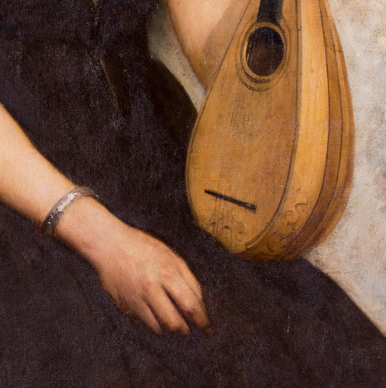 Edouard Vimont - 19th Century French oil painting of a young musician at 1stDibs | edouard ...