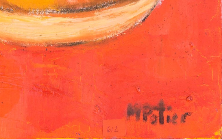 Maurice Potier - Abstract 20th Century French still life with figs ...