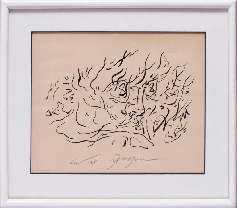 André Masson - Surrealist artist Andre Masson's 'Self portrait', 1944 ...