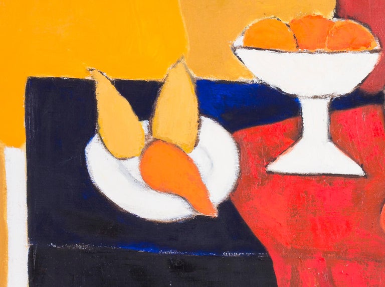 Maurice Potier - French 20th Century Abstract painting of a still life ...