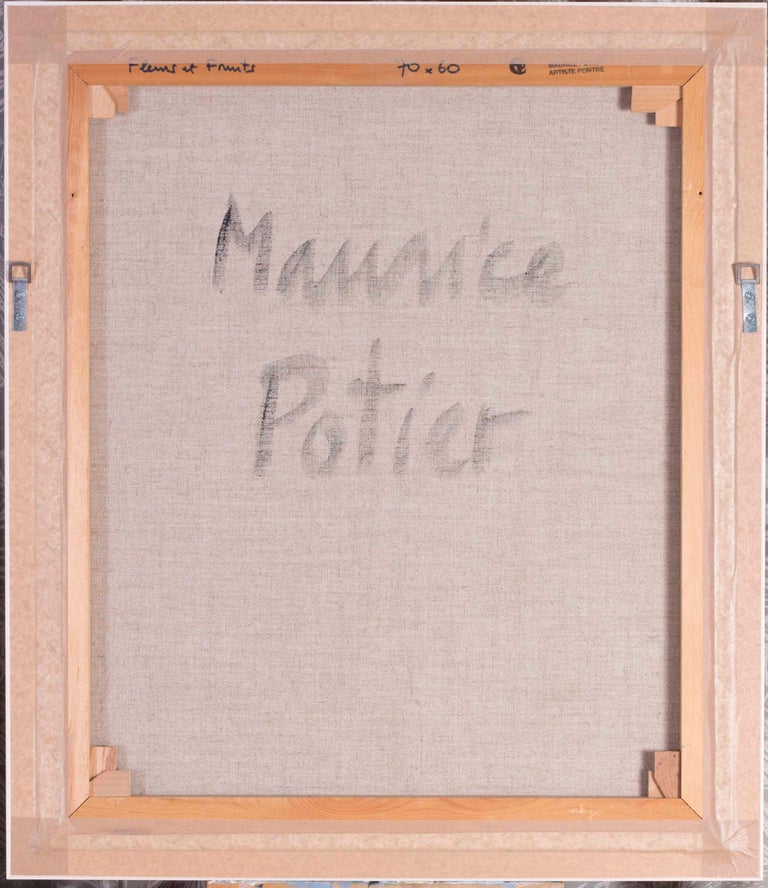 Maurice Potier - 20th Century French blue abstract still life For Sale ...