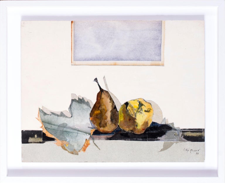 Lily Masson - French 20th Century collage on paper of a still life with ...